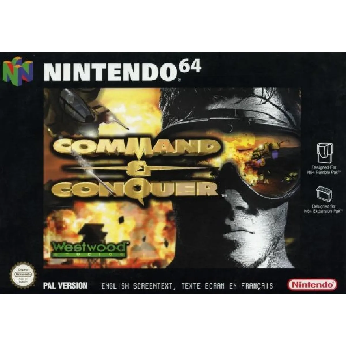JEU N64 NINTENDO COMMAND CONQUER - Dealicash