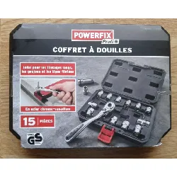 Coffret a Douilles Powerfix Profi+ 15 Pieces - DEALiCASH