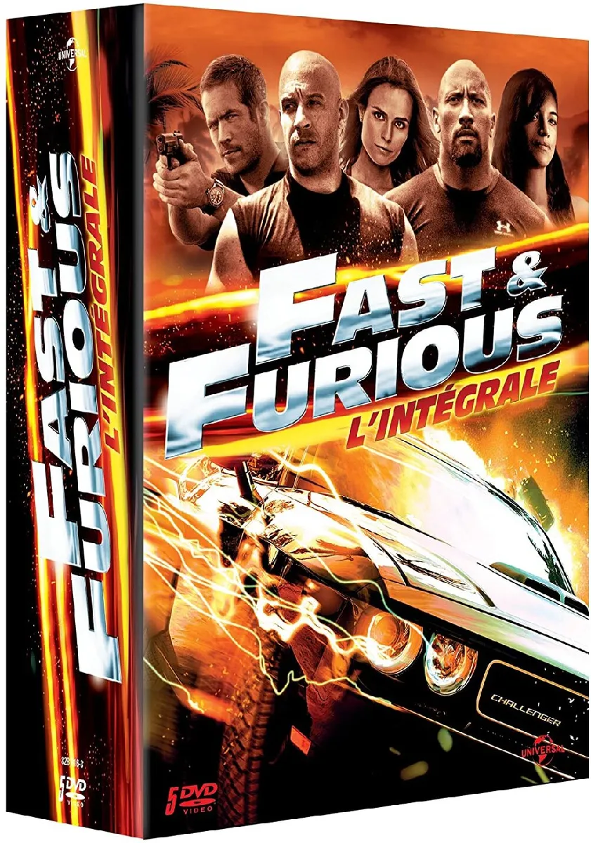Dvd Fast and Furious - L'intégrale 5 films - DEALiCASH
